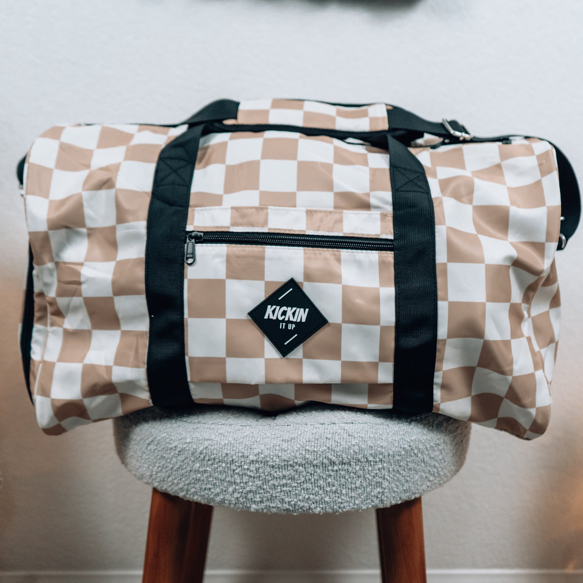 Tan Check Weekender – Young and Rad Co.